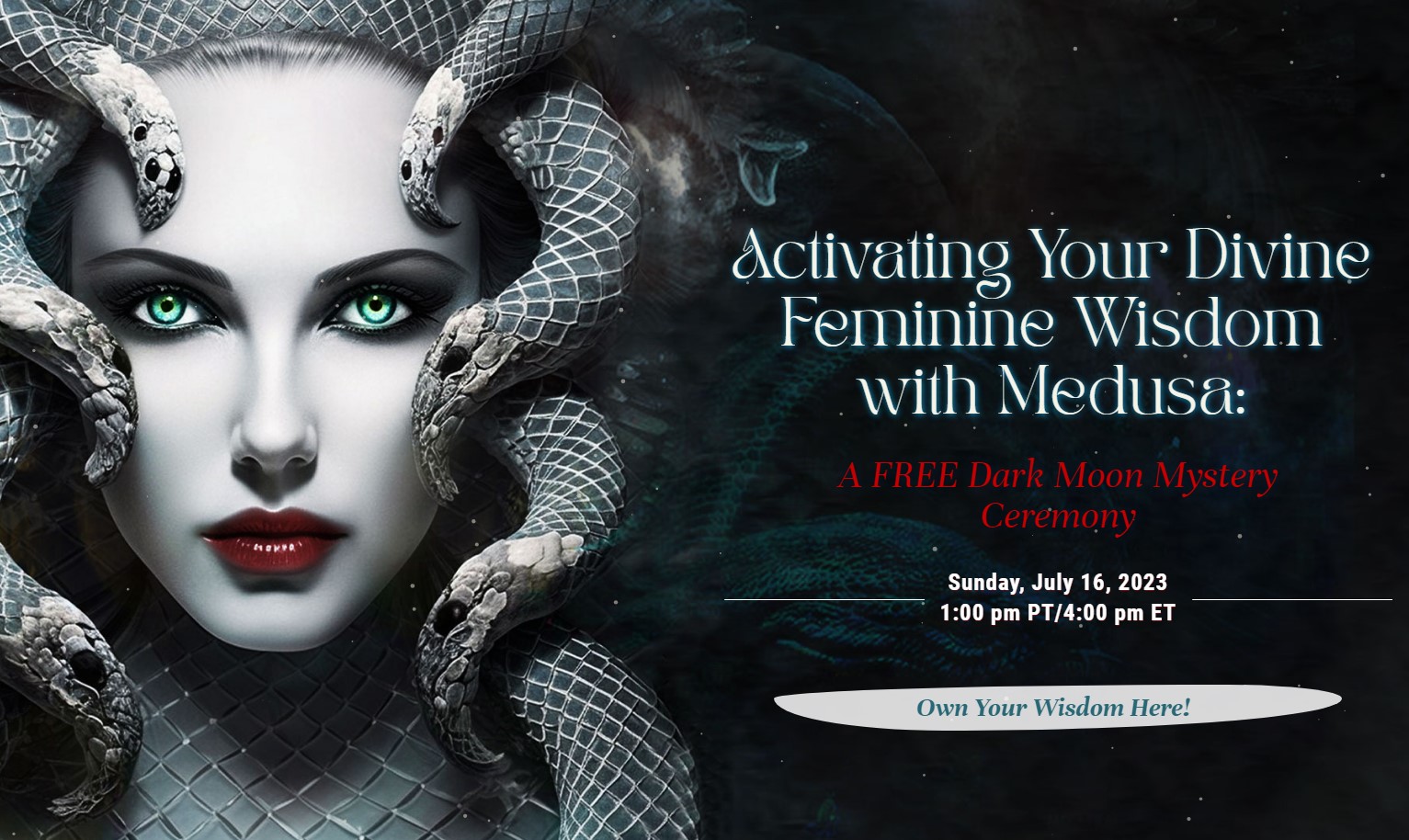 Medusa Dark Moon Mystery Ceremony - Janet Raftis